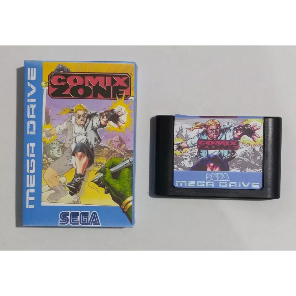 Comix Zone - Cartucho Mega Drive Repro | Shopee Brasil