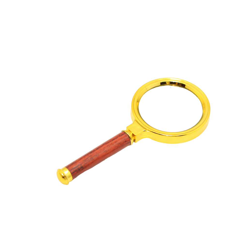 Lupa De Luxo Com Lente De Aumento Zoom 10x serie luxo | Shopee Brasil