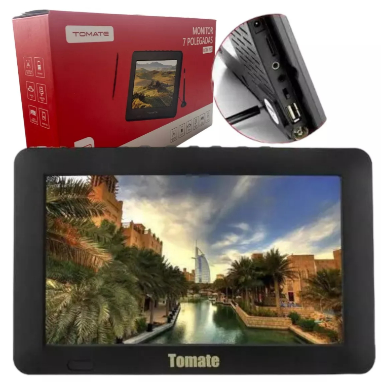 Monitor 7 Polegadas TV Digital Tomate MTM-707 | Shopee Brasil