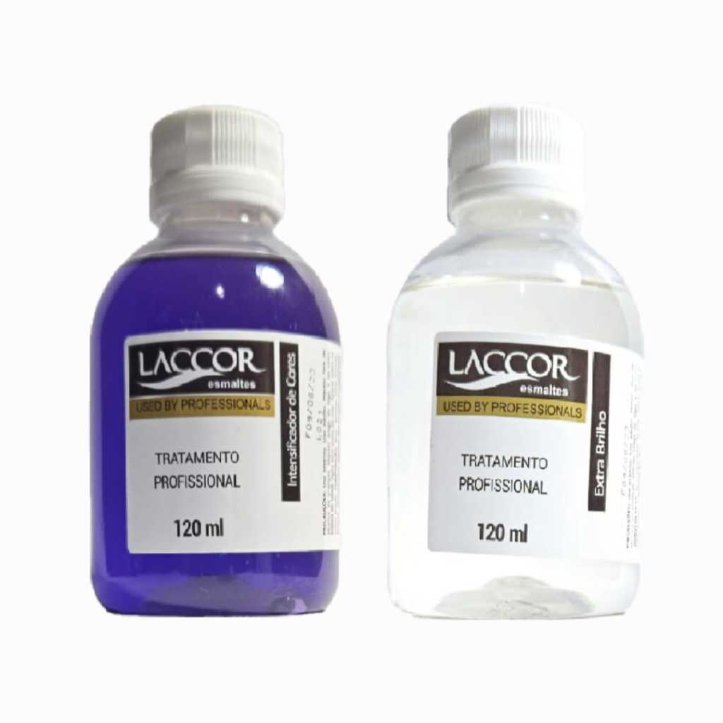Kit Com 2 Unidades De Laccor Intensificador De Cor+ Extra Brilho 120ml ...