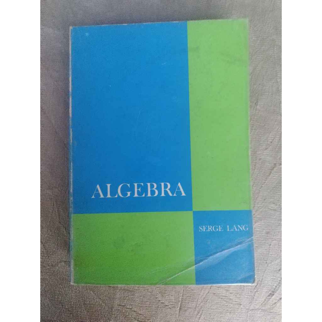 Algebra - Serge Lang - First Edition | Shopee Brasil