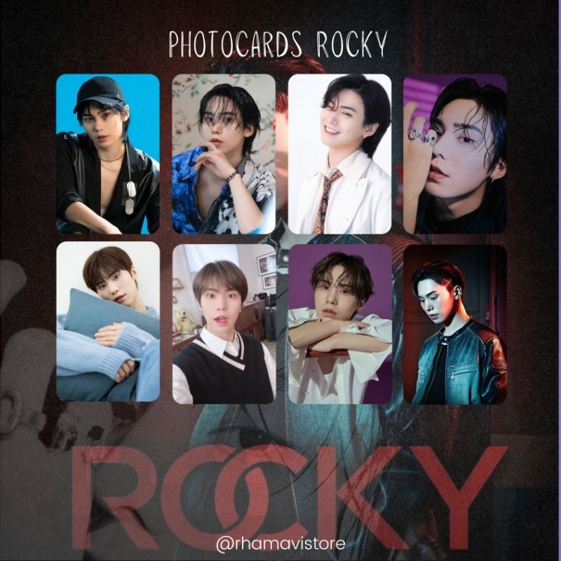 PHOTOCARD IDOL - KPOP - SOLO - BOYGROUP - ROCKY - ASTRO - FANMADE ...