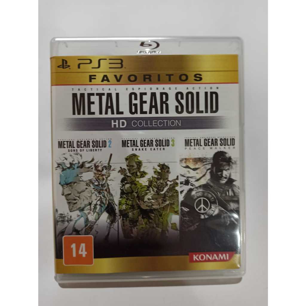 Metal Gear Solid Hd Collection Ps3 Mídia Física | Shopee Brasil