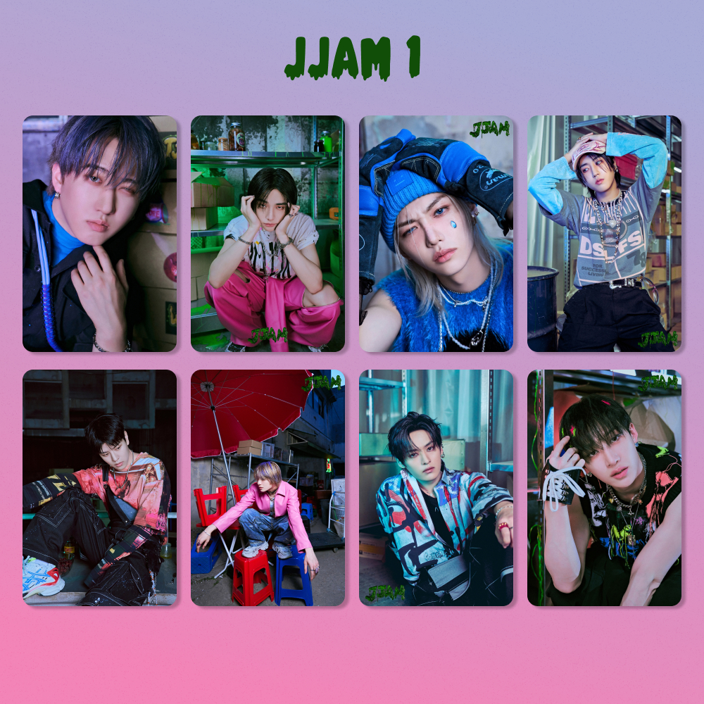 Kit Photocard Stray Kids 'JJAM' Frente e Verso (FANMADE) Kpop | Shopee Brasil