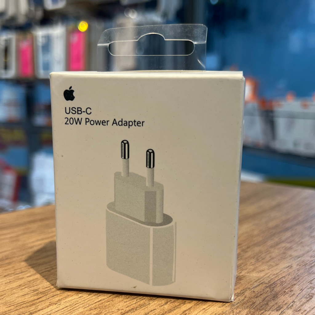 Fonte de Carregador USB Tipo C Apple 20W Branco | Shopee Brasil