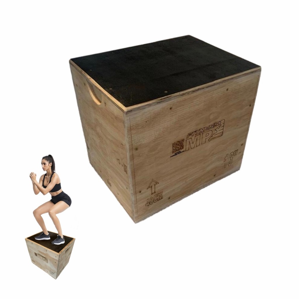 Caixa Salto Crossfit Ginástica Jumper Box 40x45x35cm 16" | Shopee Brasil