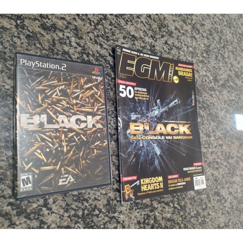 Jogo Original PS2 - Black (Completo) | Shopee Brasil