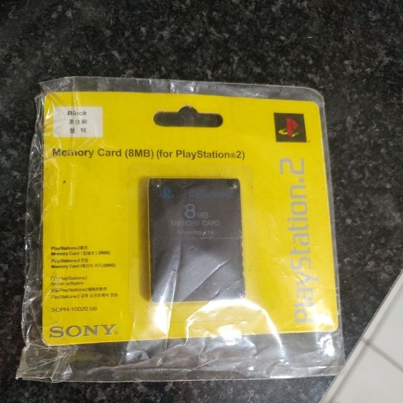 Memory Card PS2 Original (Lacrado) | Shopee Brasil