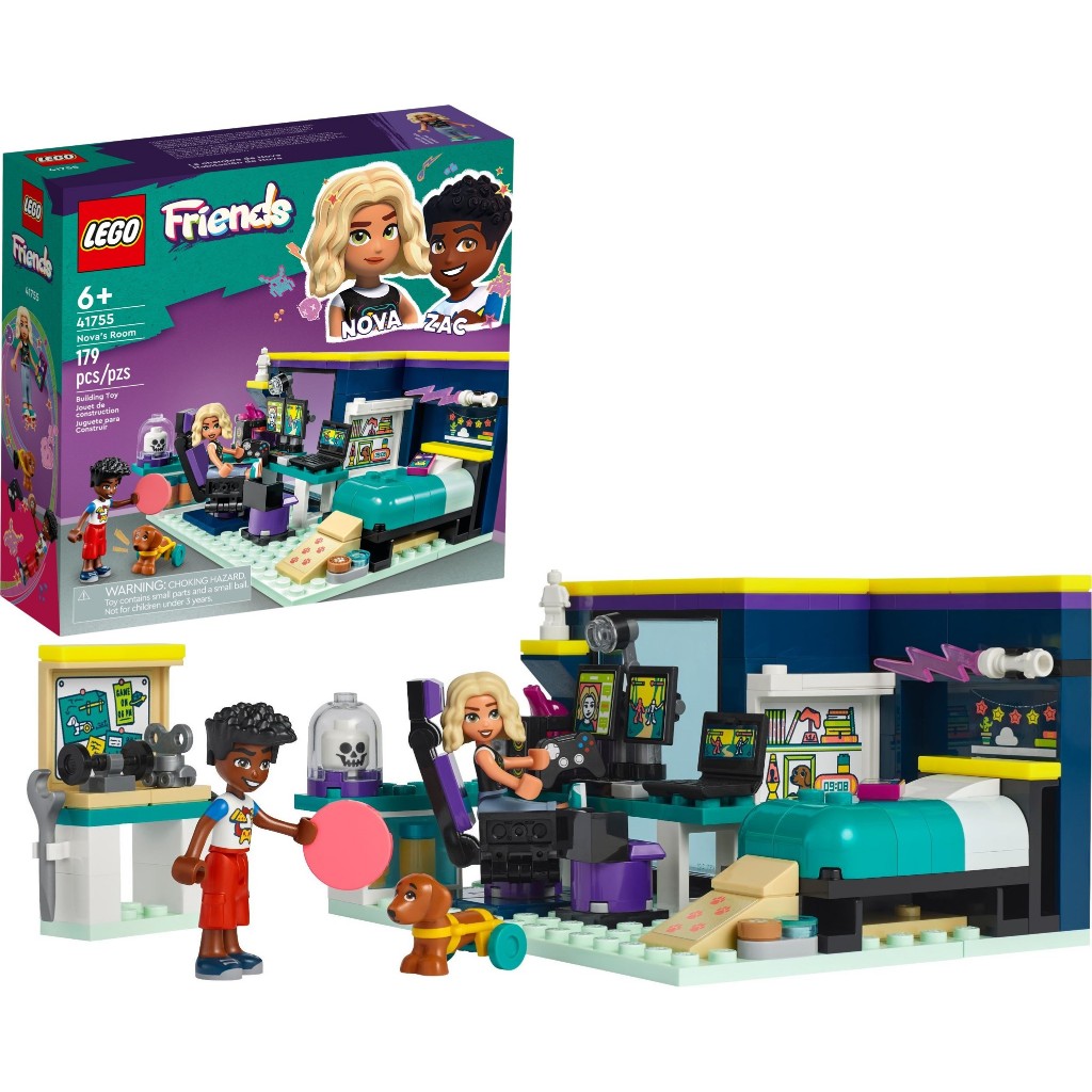 Lego 41755 - O Quarto Da Nova - Lego Friends | Shopee Brasil