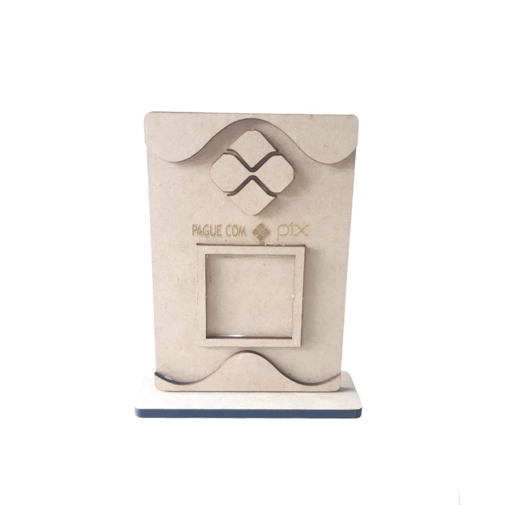 PlacaS QR Code Pix c/ base MDF | Shopee Brasil