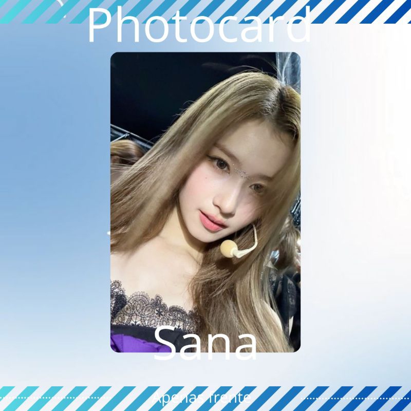Photocard fanmade Sana twice | Shopee Brasil