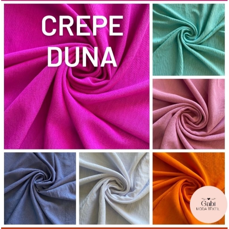 Tecido Crepe Duna Air Flow Liso Modinha Feminina (1,00Mt x 1,50MT ...