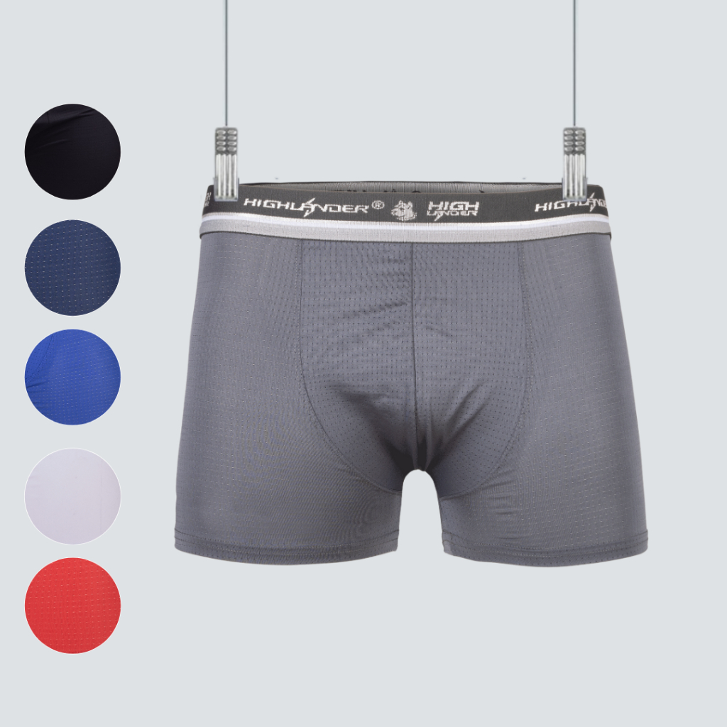 CUECA BOX BOXER (UNITÁRIA) FITNESS ADULTO DRY FIT TECIDO RESPIRÁVEL ...
