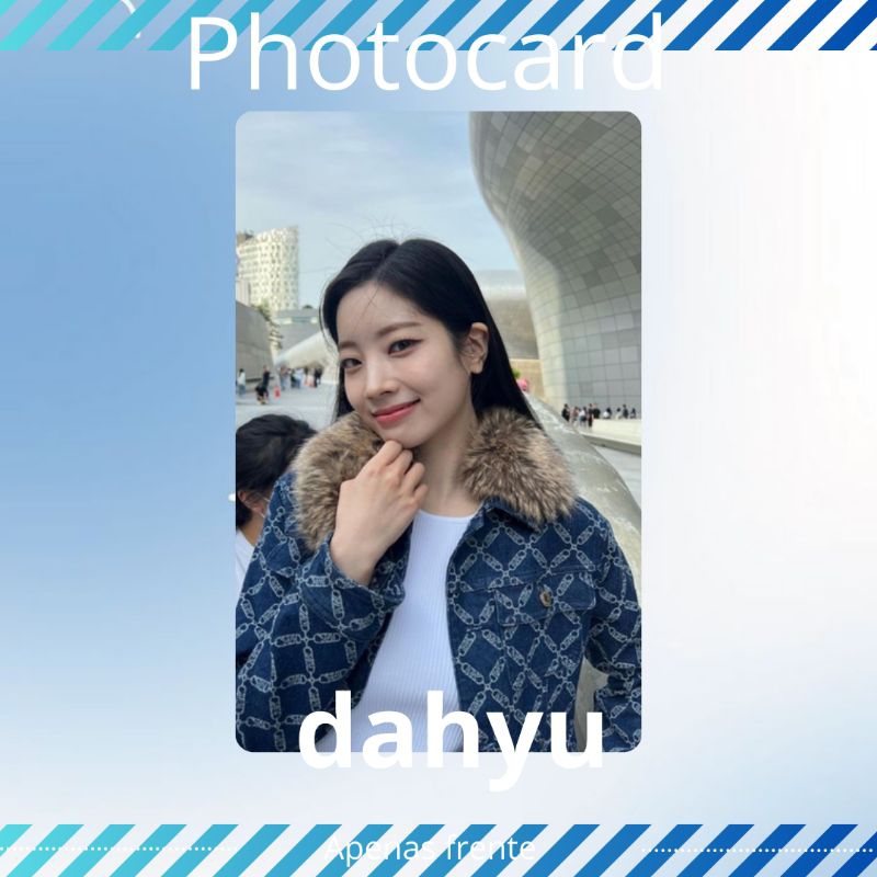 Photocard fanmade Dahyu twice | Shopee Brasil