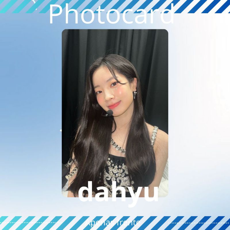 Photocard fanmade Dahyu twice | Shopee Brasil