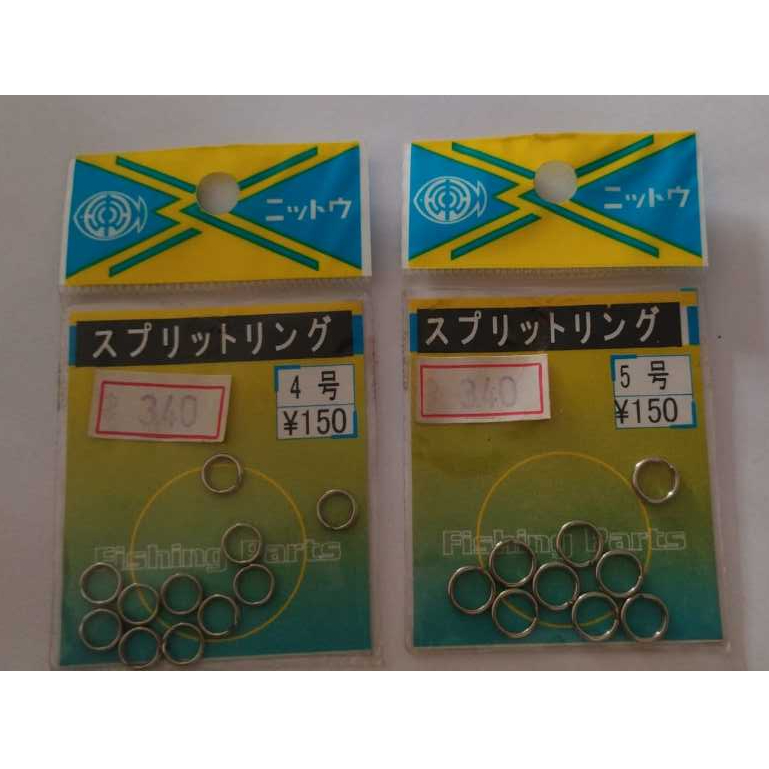 Snaps e Giradores - Nito - Split ring - Tamanho:4 e 5 - Código: 256 ...