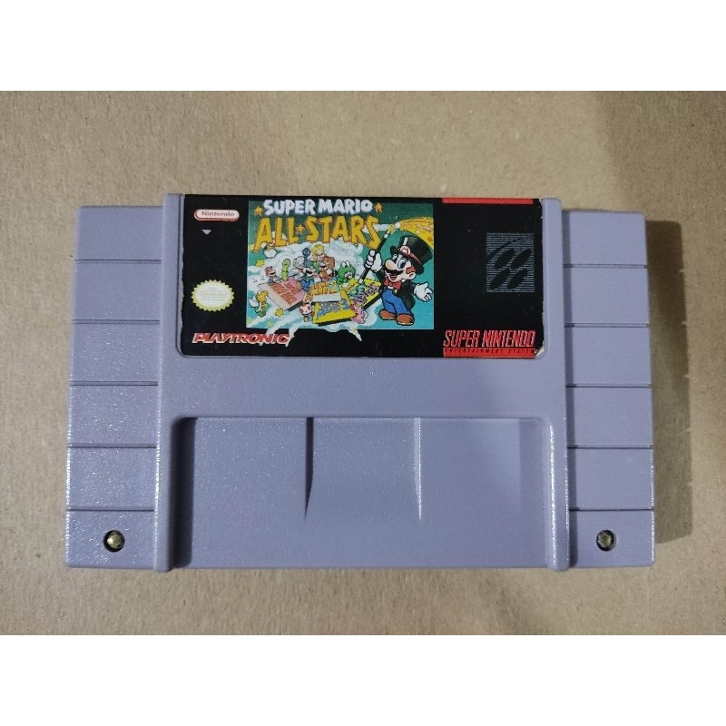 Game super Mario ALL Stars original Snes Nintendo Shopee Brasil