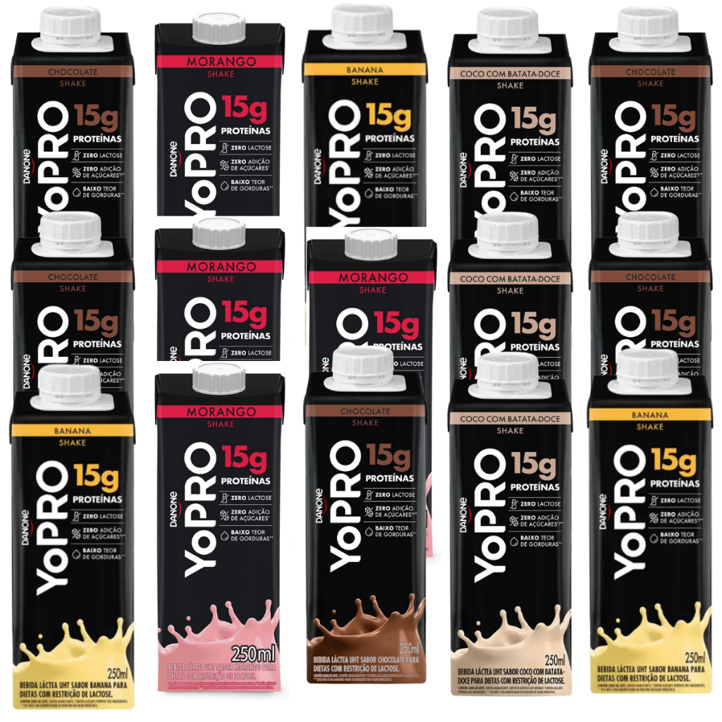 YoPro 15g Protein Bebida Whey Lactea Danone Yo Pro 250ml Shake Versões ... YoPro 15g Protein Bebida Whey Lactea Danone Yo Pro 250ml Shake Versões ...