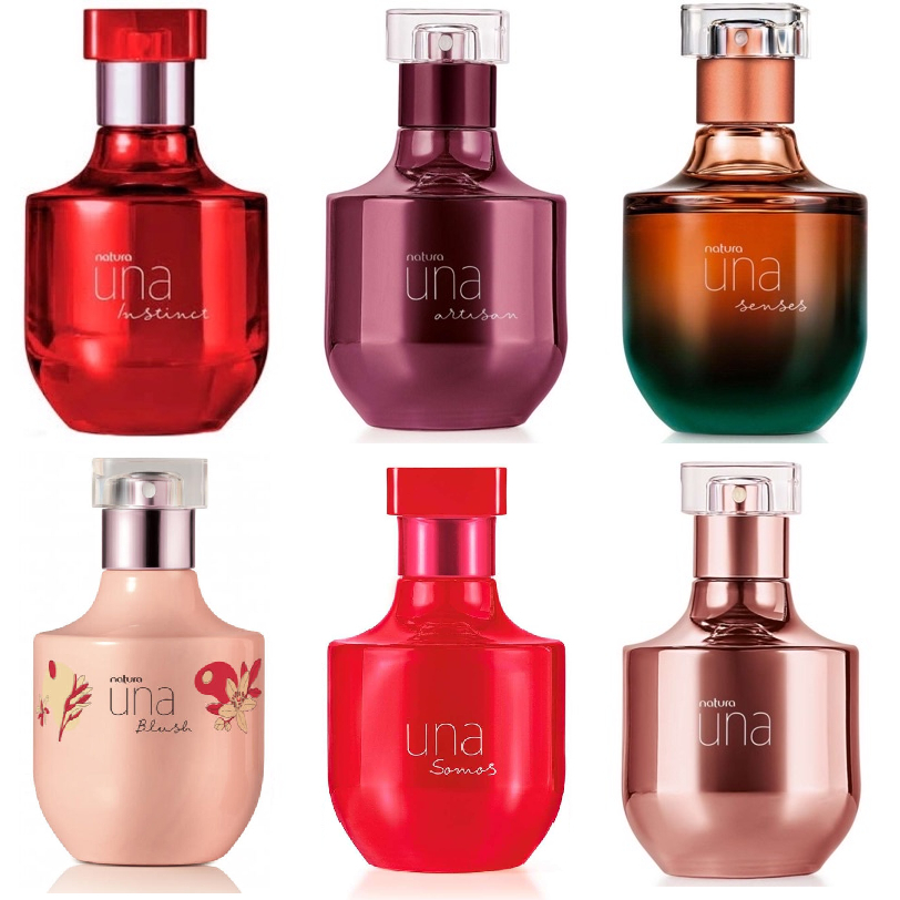 Perfume Natura Una (Tradicional, Blush, Infinito, Somos) | Shopee Brasil