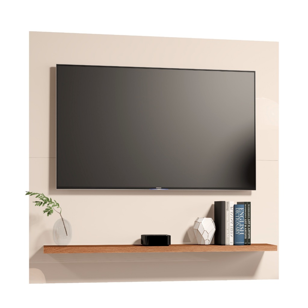 Painel Televisão Suspenso 32 Polegada Quarto Nicho Rack Retro | Shopee ...