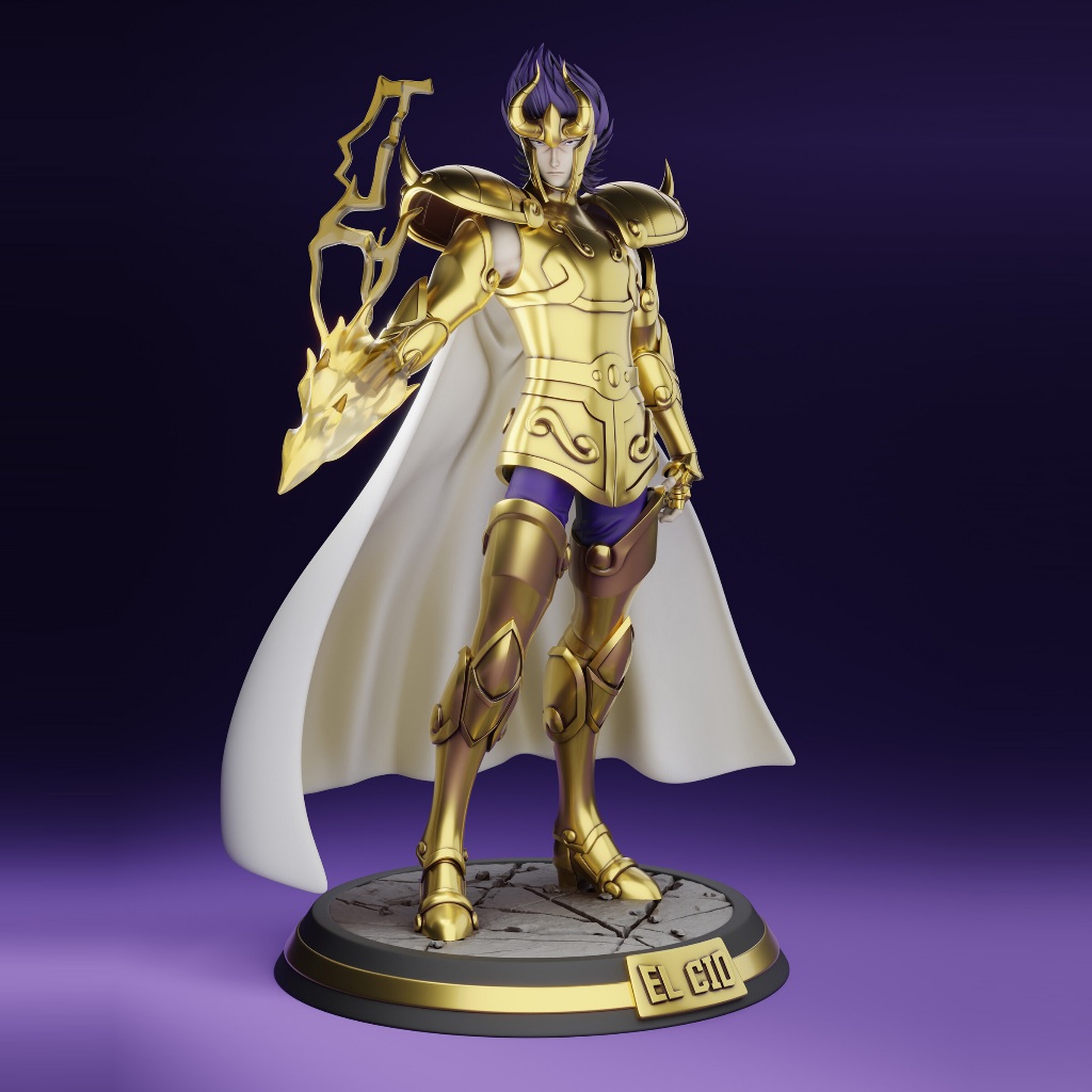 EL CID CAPRICORNIO LOST CANVAS CAVALEIROS DO ZODIACO ACTION FIGURE ...