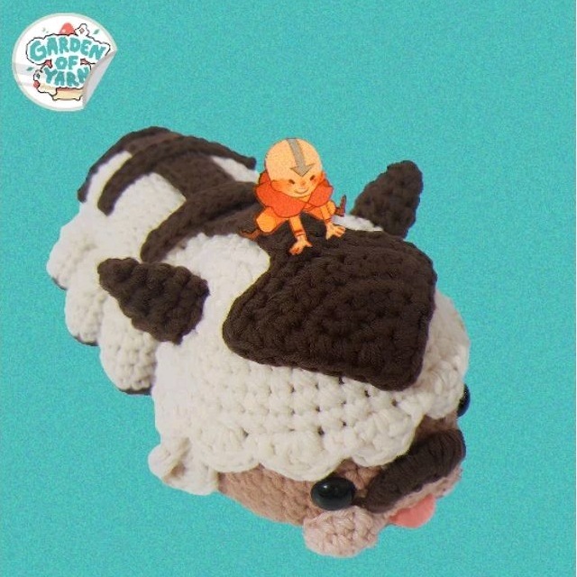 Appa amigurumi | Avatar: The Last Airbender | Shopee Brasil
