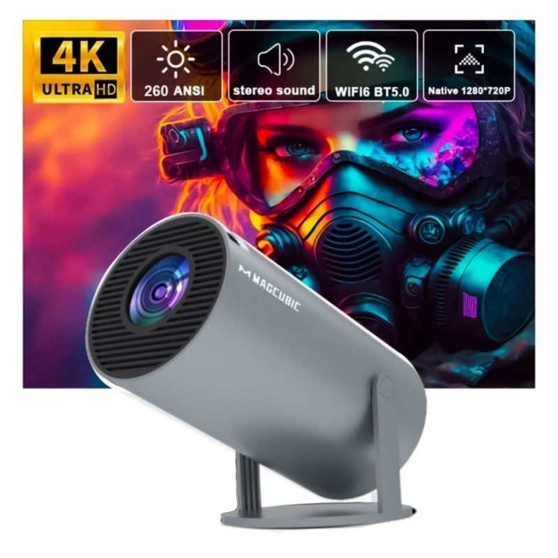 Projetor Hy300 Magcube Wifi 6 Suporta 4k 1080p Android 11 Original ...