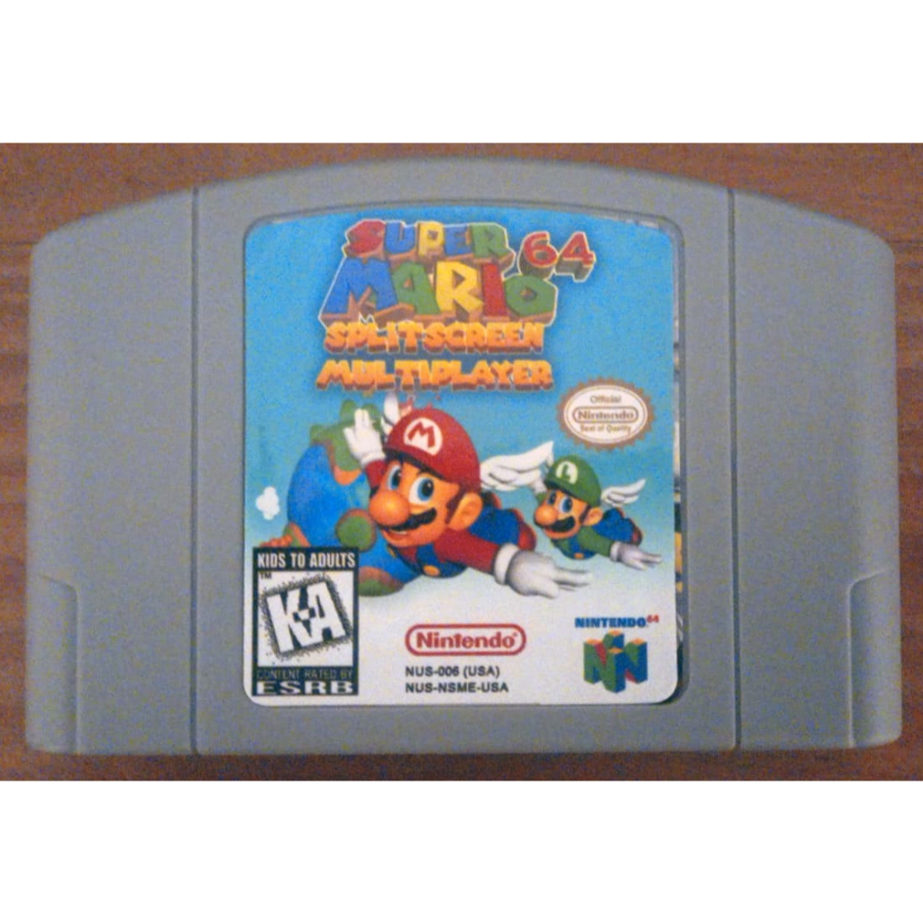 N64 - Super Mario 64 SplitScreen Multiplayer (RomHack) | Shopee Brasil
