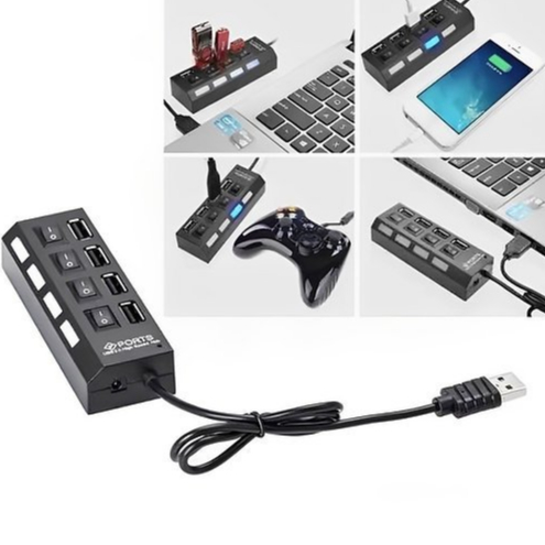 Hub Usb 2.0 4 Portas Régua Usb Extensão Usb Pen Drive Teclado | Shopee ...