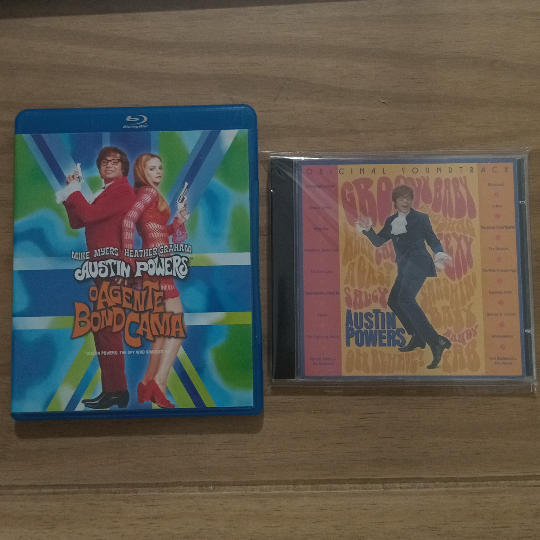 BLU-RAY AUSTIN POWERS O AGENTE BOND CAMA + CD TRILHA SONORA AUSTIN ...