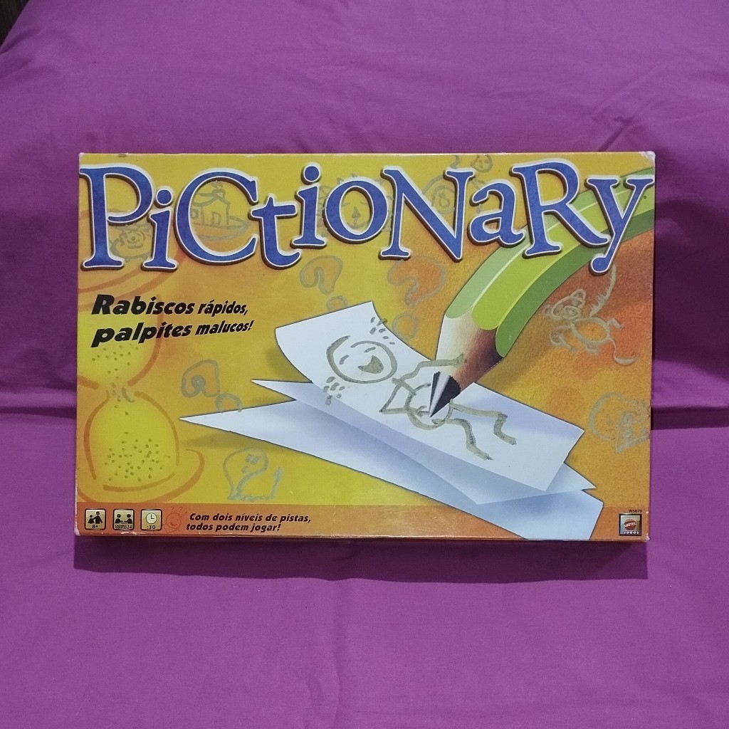 Jogo de Tabuleiro - Pictionary (mattel - brinquedo - board game ...