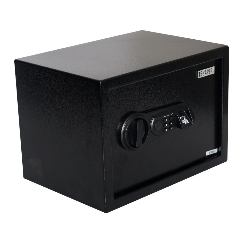 Cofre Digital Eletrônico Abre No Dedo Leitor Biométrico 25fs | Shopee ...