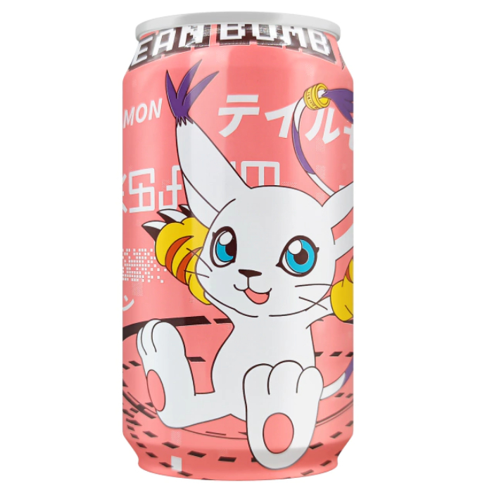 Bebida Gaseificada Digimon Tailmon Romã Soda Ocean Bomb 330ml | Shopee ...