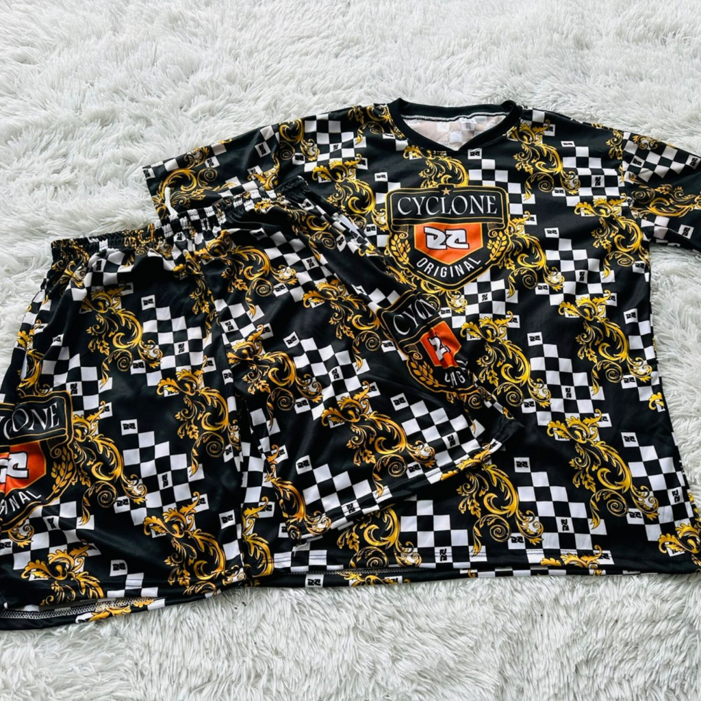 Kit Cyclone camiseta + bermuda | Shopee Brasil