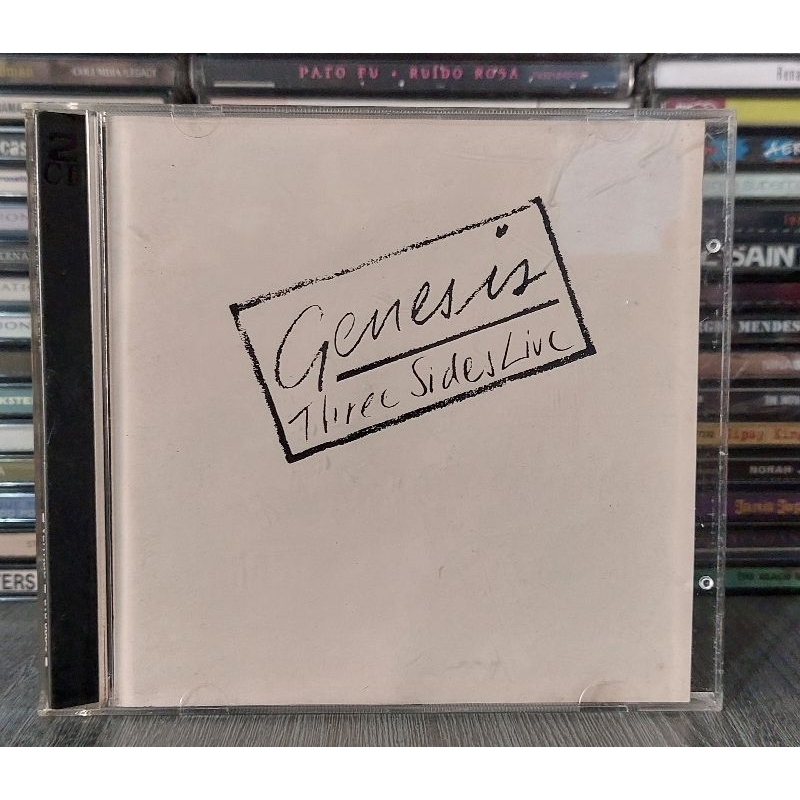 CD GENESIS THREE SIDES LIVE (2 discos) | Shopee Brasil