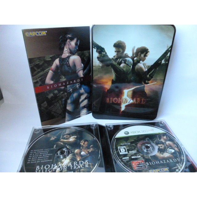 Biohazard 5 Xbox 360 Resident Evil 5 Deluxe Edition Japan | Shopee Brasil