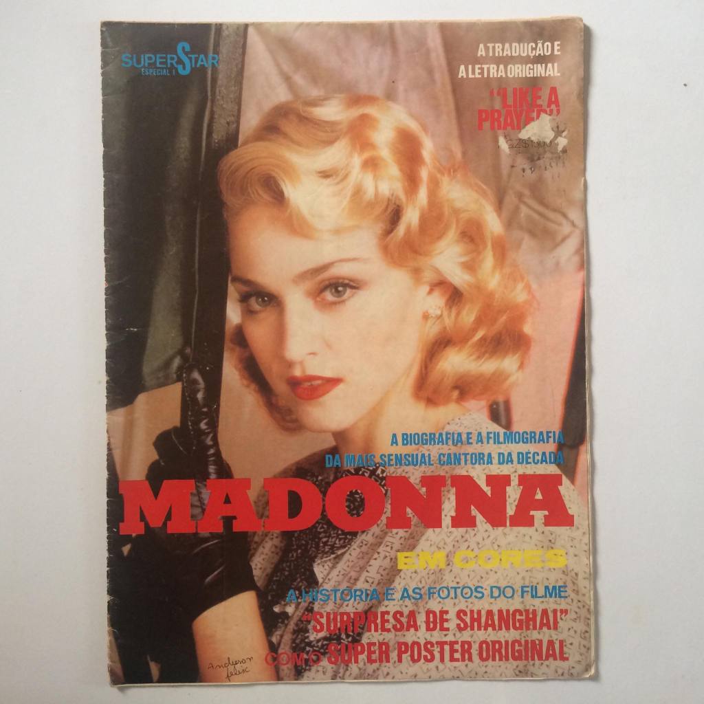 MADONNA REVISTA-POSTER | Shopee Brasil