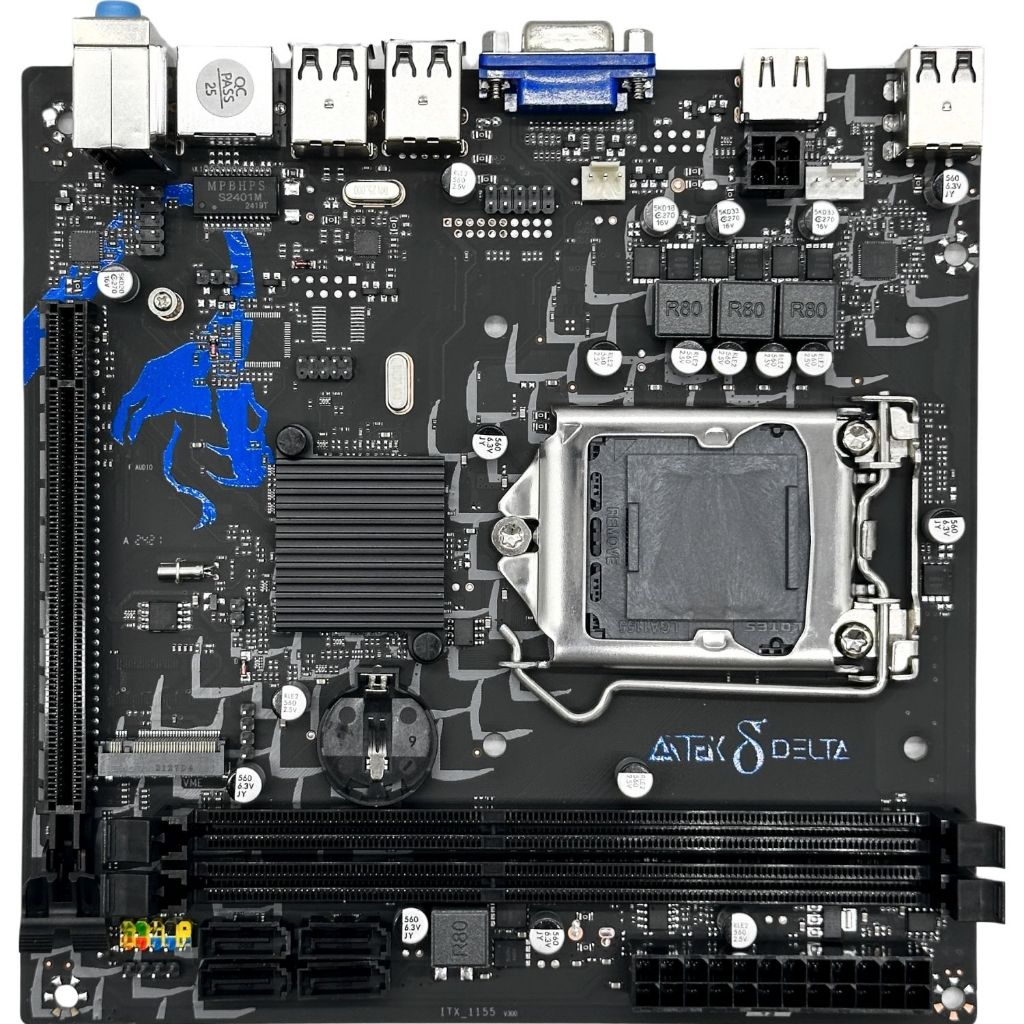 Placa Mãe H61S DELTA H61MK Socket LGA 1155 Chipset Intel H61 Suporte ...