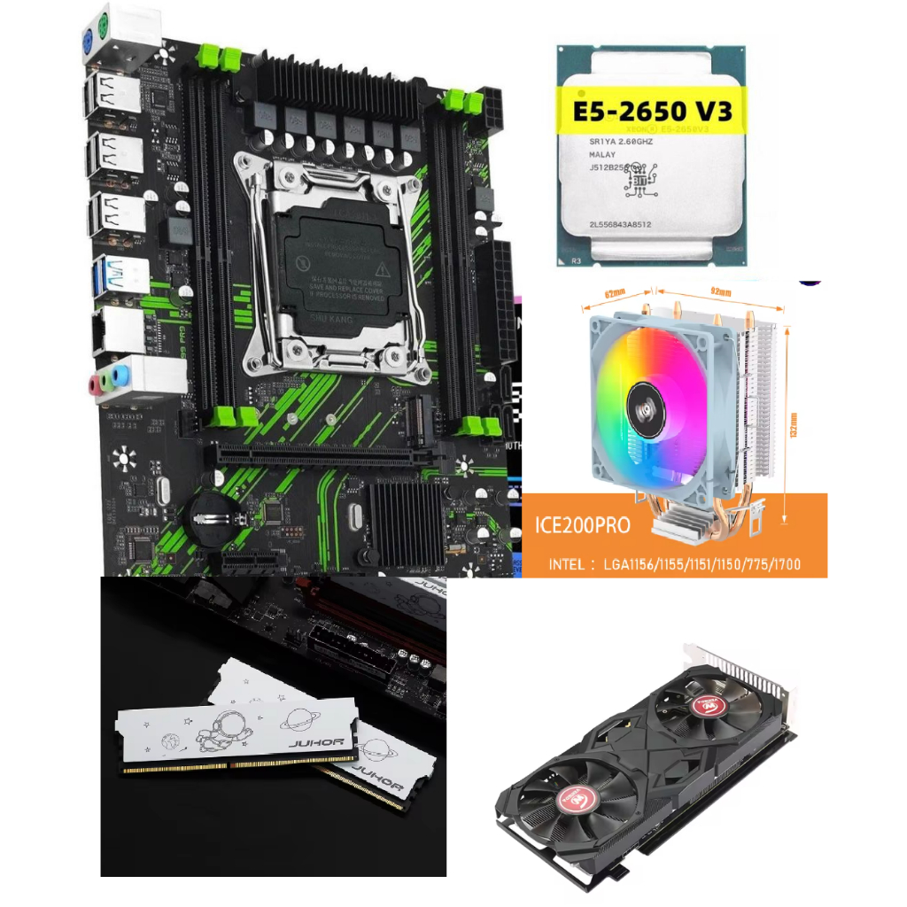 Kit Xeon E5 2650v3 + Memorias + Rx580 (8gb) (Pronto Entrega Brasil ...