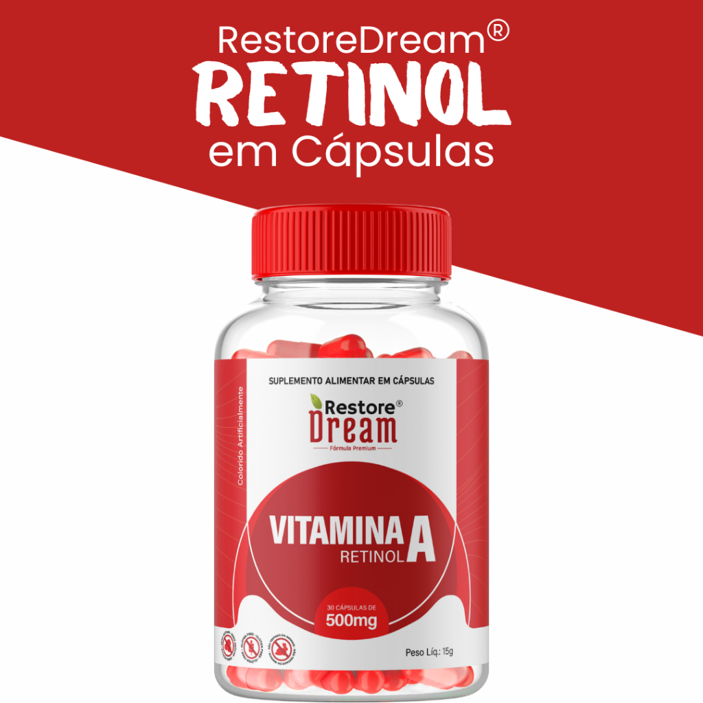 Retinol em capsulas 500mg - RestoreDream | Shopee Brasil