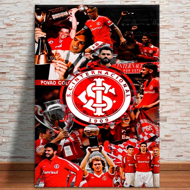 Quadro Decorativo Lendas Internacional Futebol Colorado MDF 3mm 4k ...