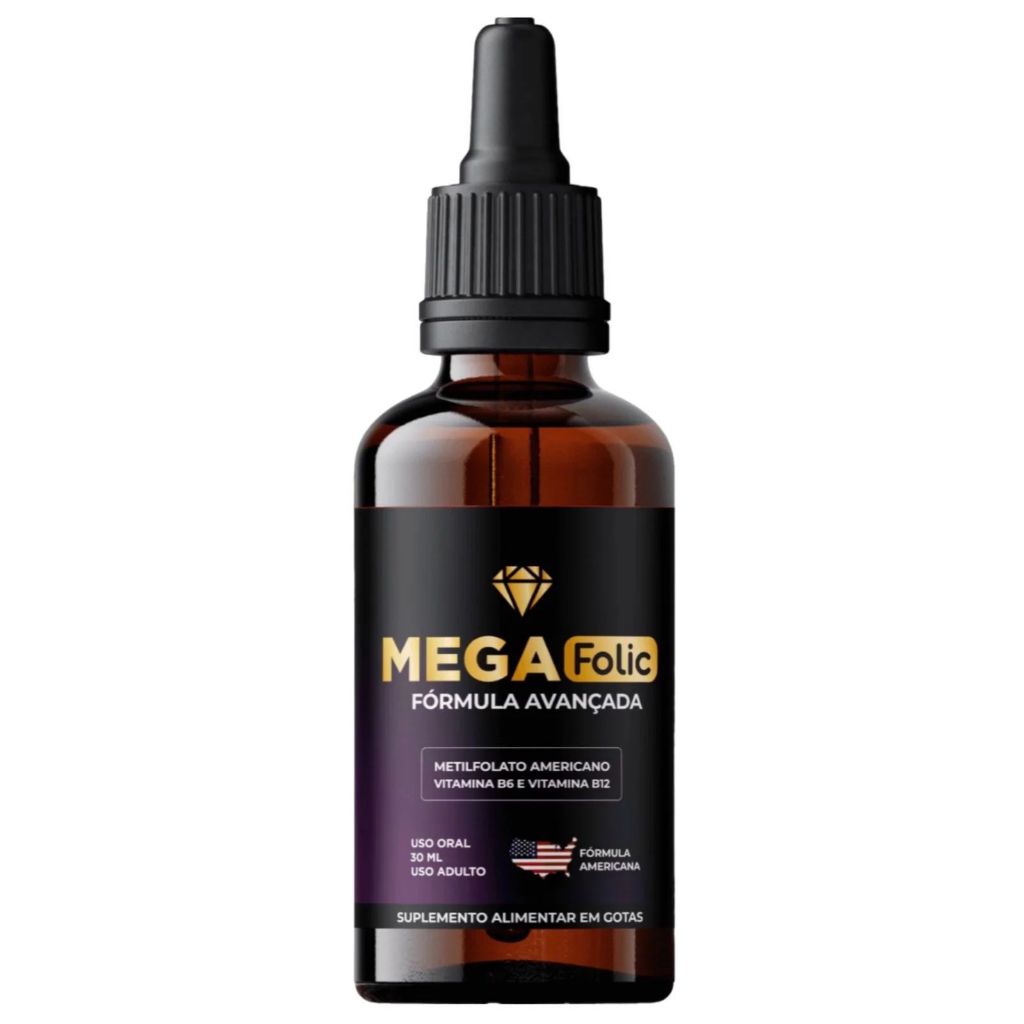 Mega Folic Suplemento Alimentar Líquido 30ml | Shopee Brasil