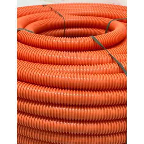 Conduite Corrugado Eletroduto 1" Reforçado 25m p/ Elétrica Laranja ...