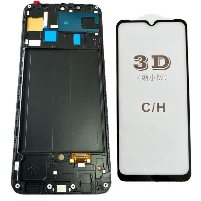 Frontal Tela Display C/aro A50 A505 Original Oled Biometria + Pel 3d | Shopee Brasil