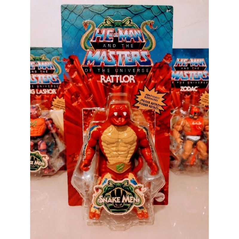 Rattlor - Masters Of Universe Origins He-Man - Snake Man | Shopee Brasil