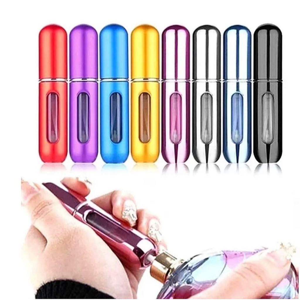 KIT 12 Pcs Porta Perfume Recarregavel Portatil Spray 5ml-Grace | Shopee ...
