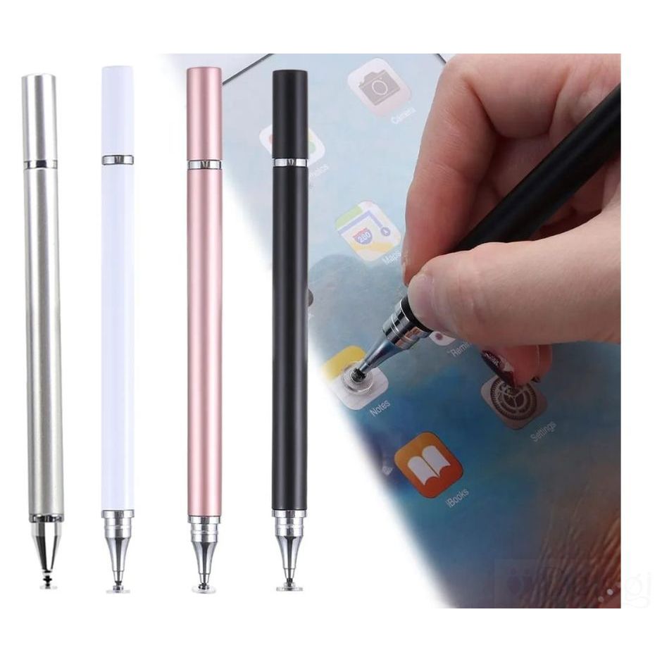 Caneta Touch Screen Stylus Ponta Fina Desenho Ipad Tablet IOS Android ...