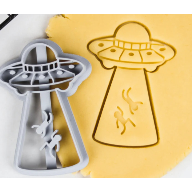 Cortadores de Biscoito Alienigena Ovni UFO Molde Confeitaria Bolacha ...