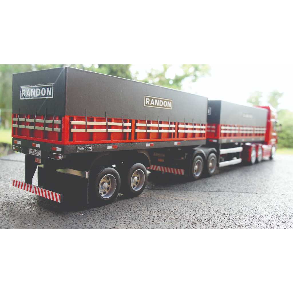 Bitrem Graneleiro 2x2 Escala 1:32 Para Cavalos Welly ou New Ray ...