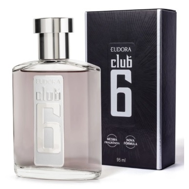 Colônia Desodorante Club 6 Eudora 95ml | Shopee Brasil